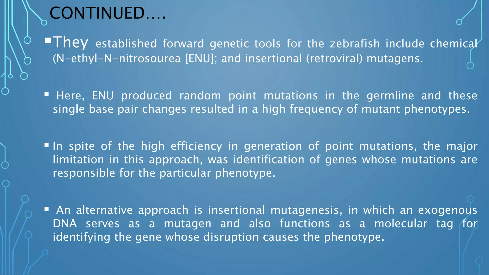 insertional mutagenesis | PPTX