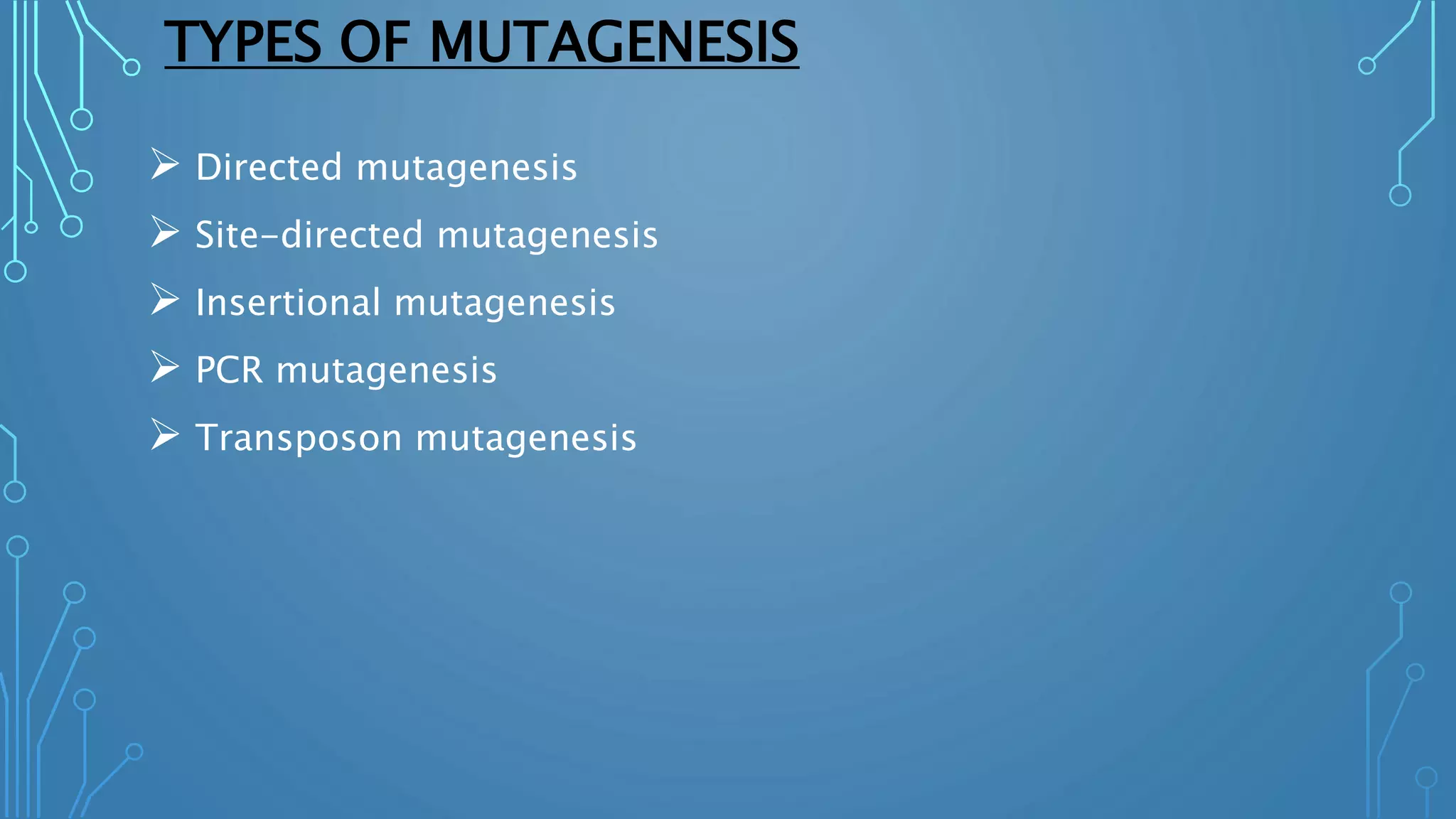 insertional mutagenesis | PPTX