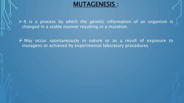 insertional mutagenesis | PPTX