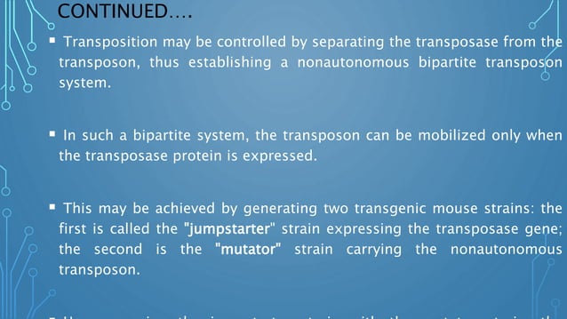 insertional mutagenesis | PPTX