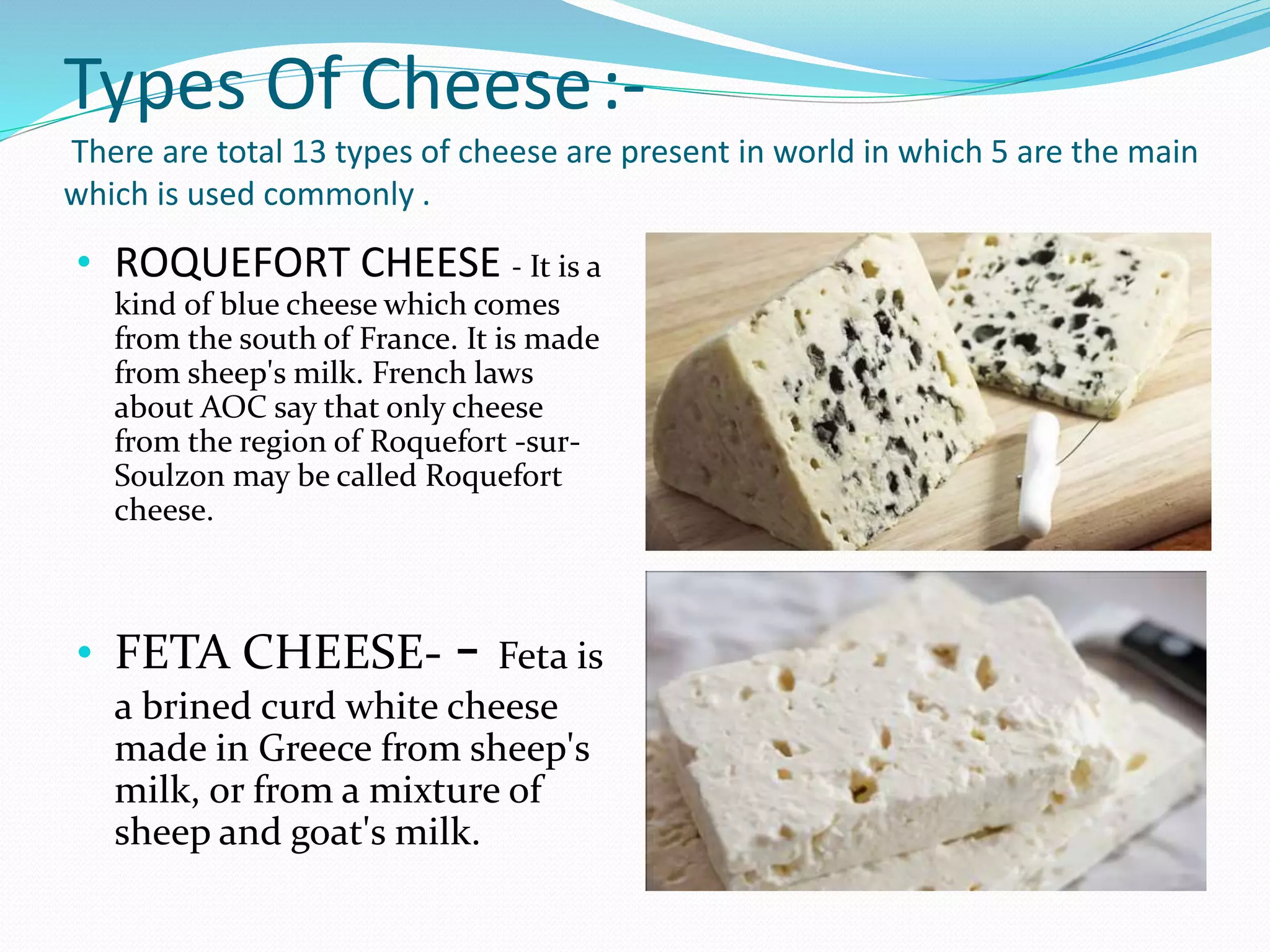 The Story of Cheese ... F&B | PPTX