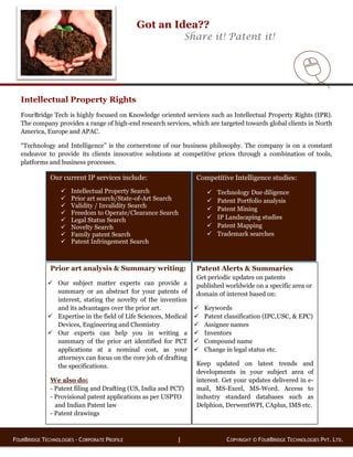 FourBridge Technologies - Company Profile | PDF