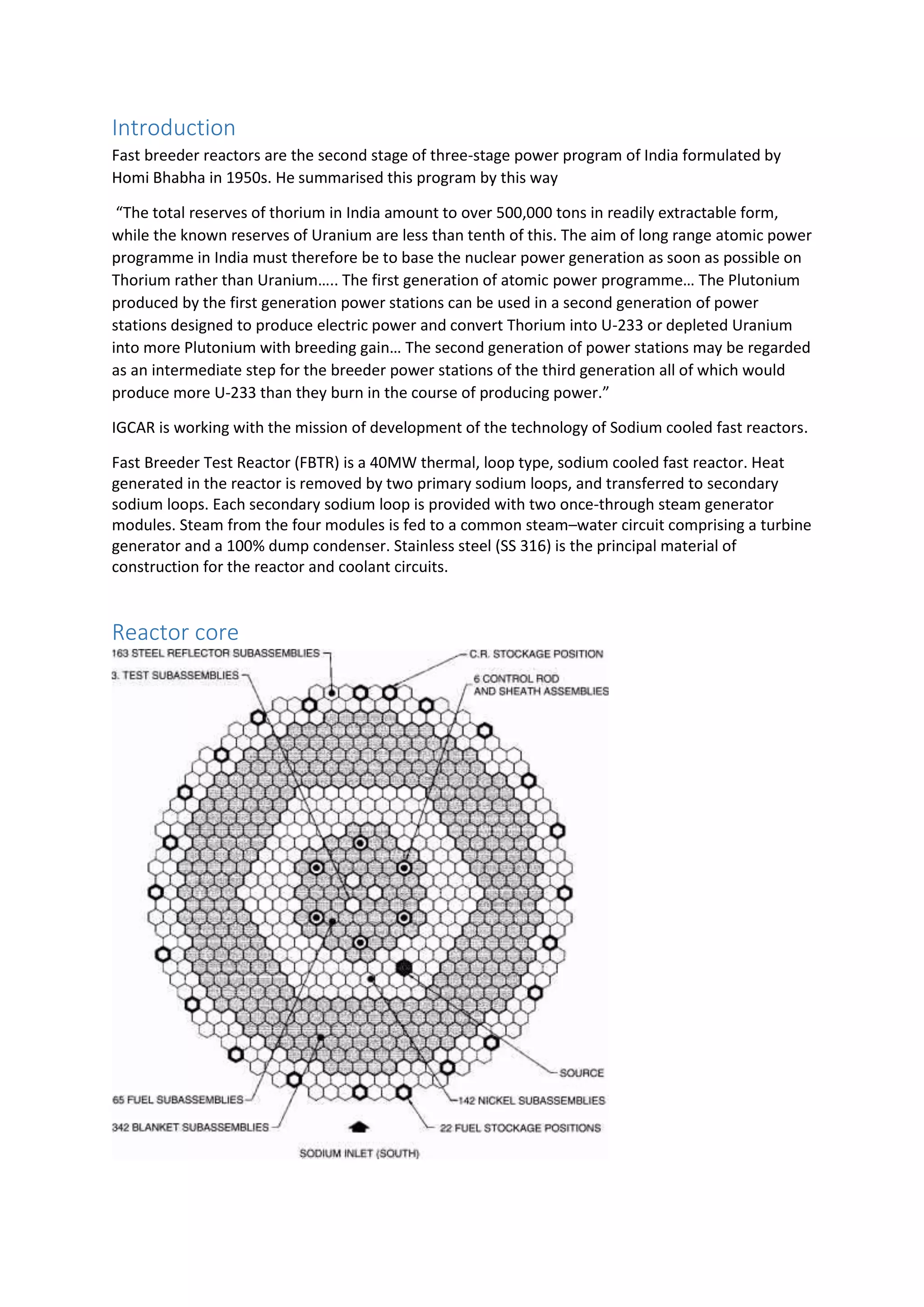 Fast Breeder Test Reactor | PDF