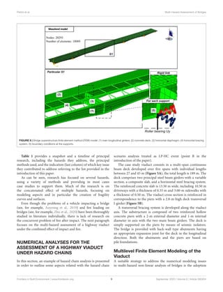 Multi-Hazard Assessment of Bridges in Case of Hazard Chain: State of ...