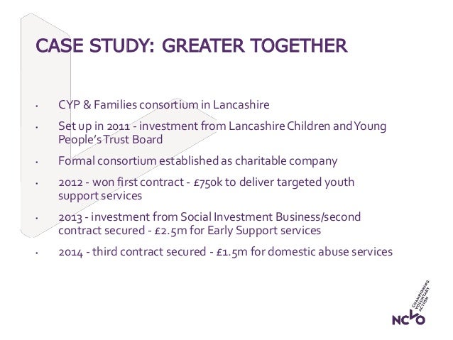 Building a successful consortium