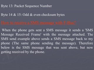 F-Bus Protocol - R.D.Sivakumar | PPT