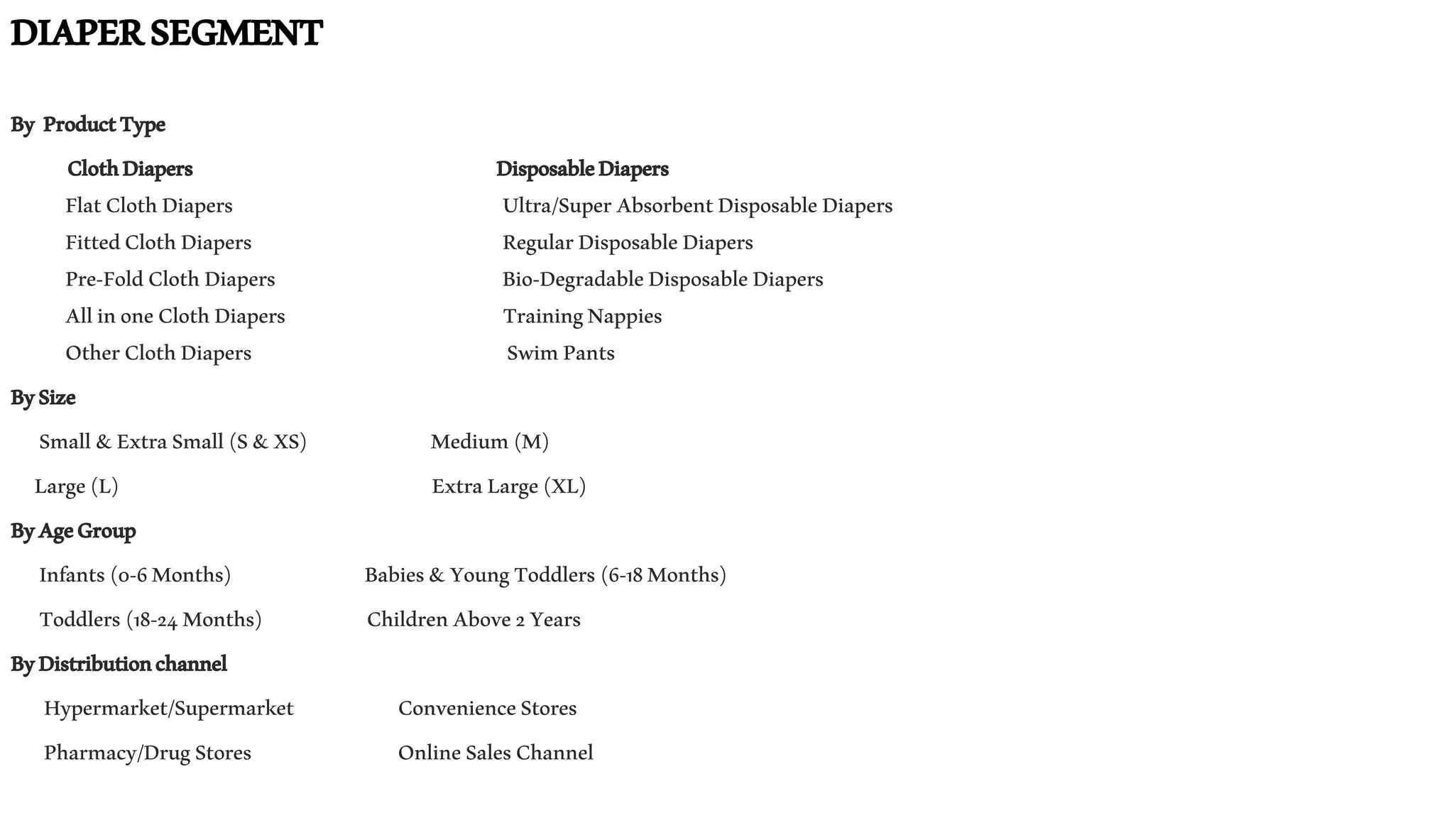 Baby Diaper Analysis | PPTX