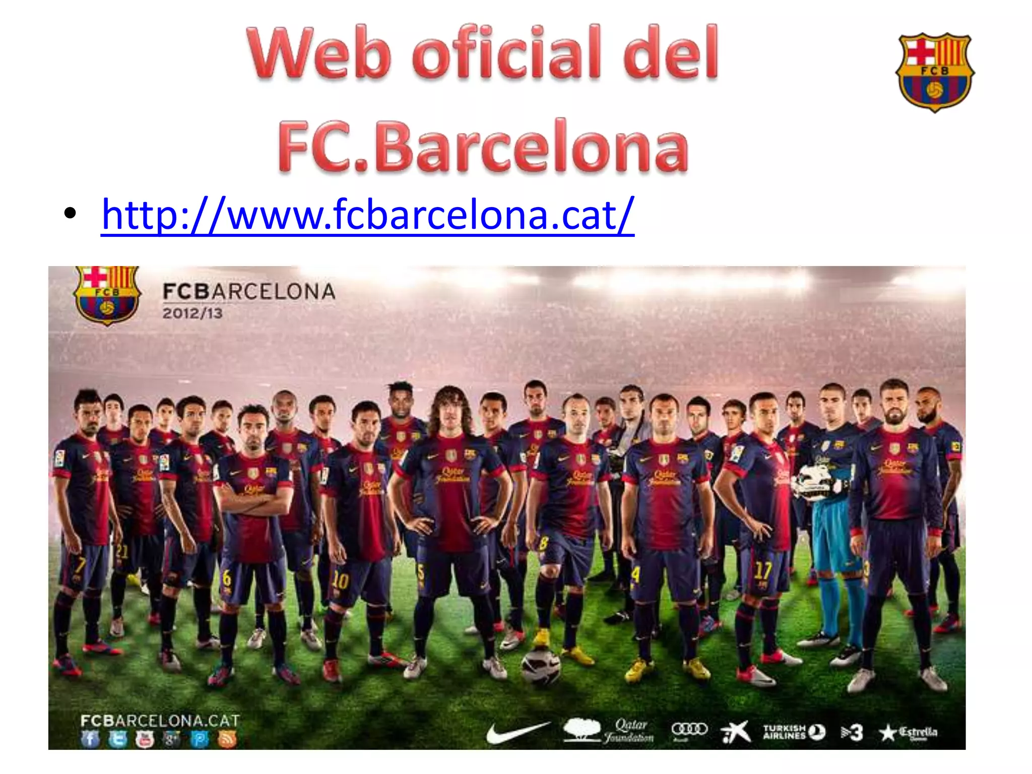 Fc.barcelona (power point) | PPTX
