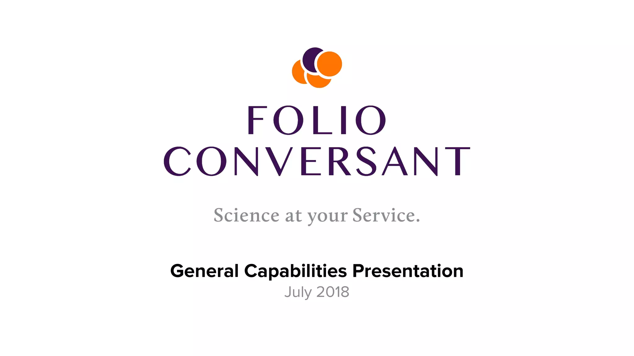 Folio Conversant - Biospecimen and Laboratory Services | PDF | Diseases and Conditions | Medical ...