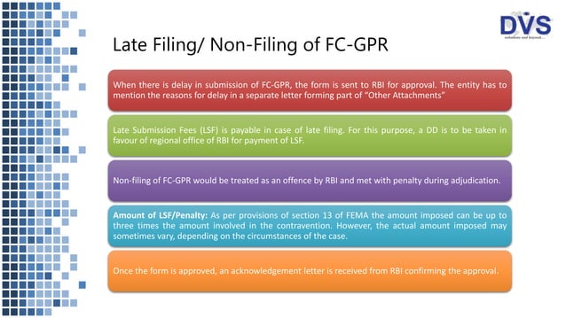 FC-GPR- Procedures to file and Practical Issues | PPTX | Business ...