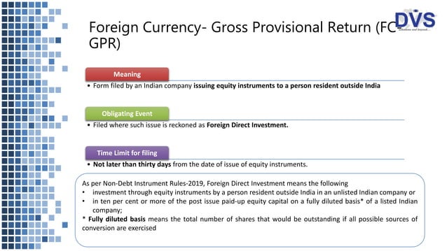 FC-GPR- Procedures to file and Practical Issues | PPTX | Business ...