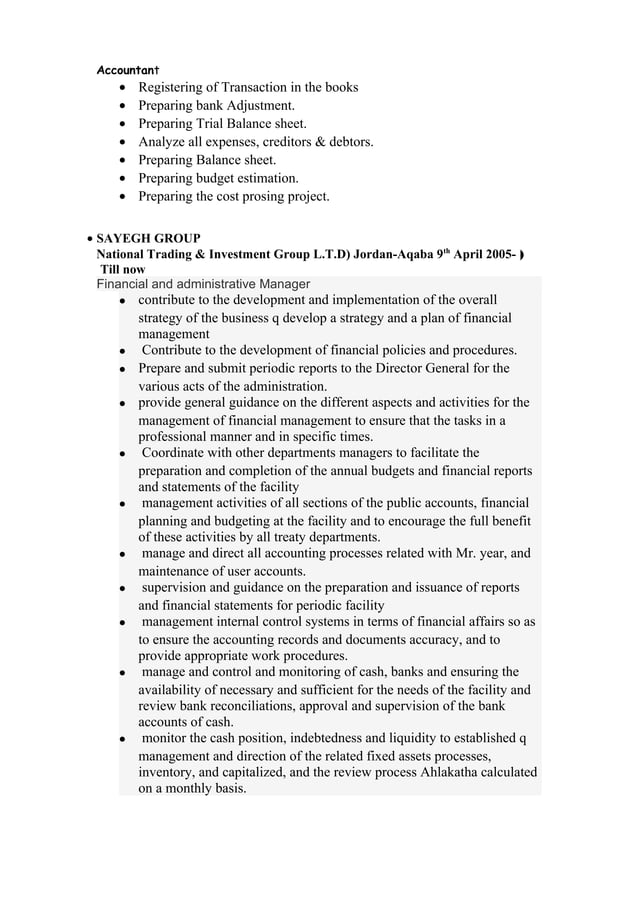 CV OF Firas AL Aina | PDF