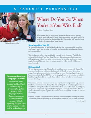 A Parent's Perspective | PDF