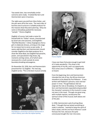 SHOW BOAT STUDY GUIDE | PDF