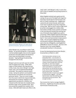 SHOW BOAT STUDY GUIDE | PDF