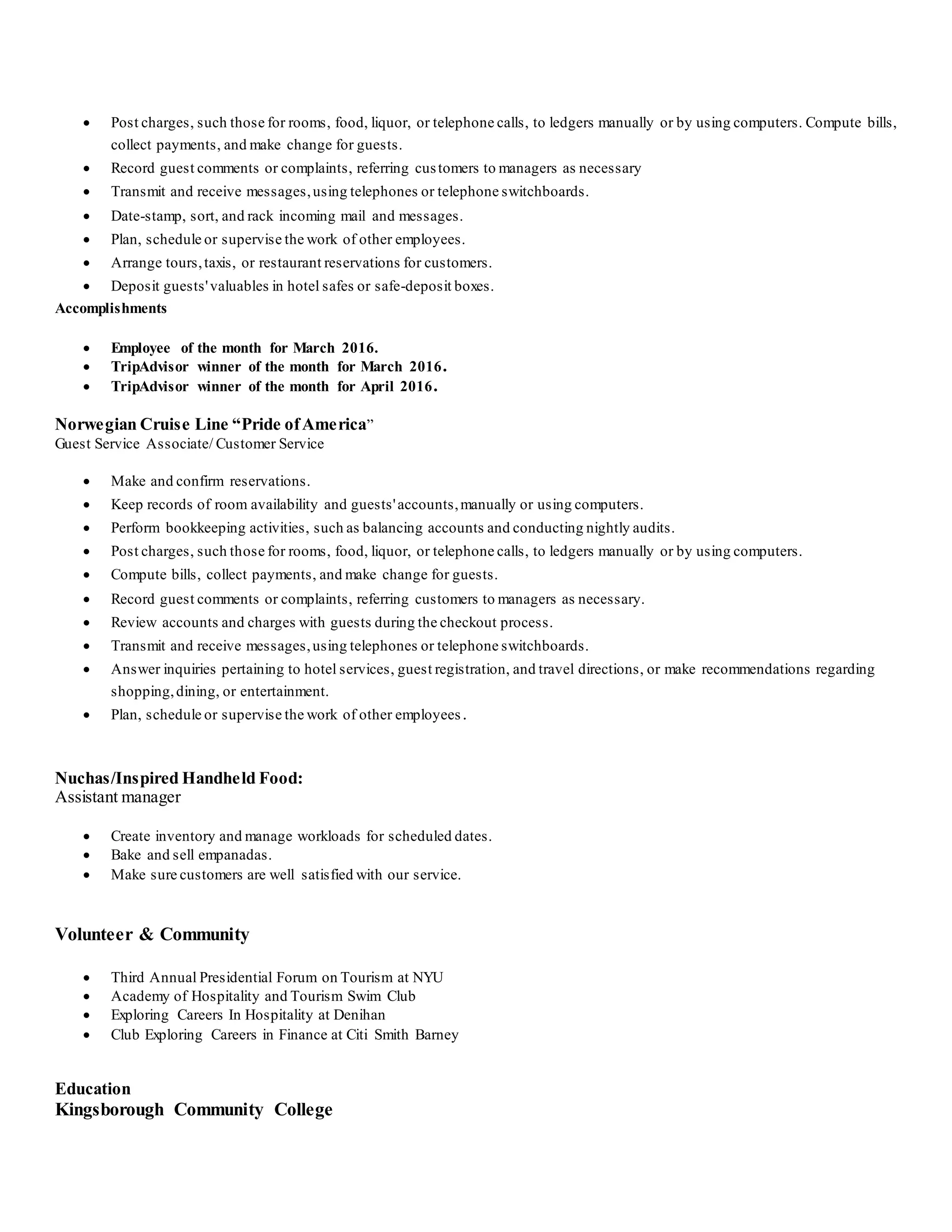 HARVEY PIERRE RESUME REVISED | PDF