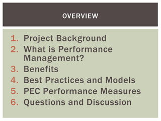 PEC Performance Presentation | PPTX