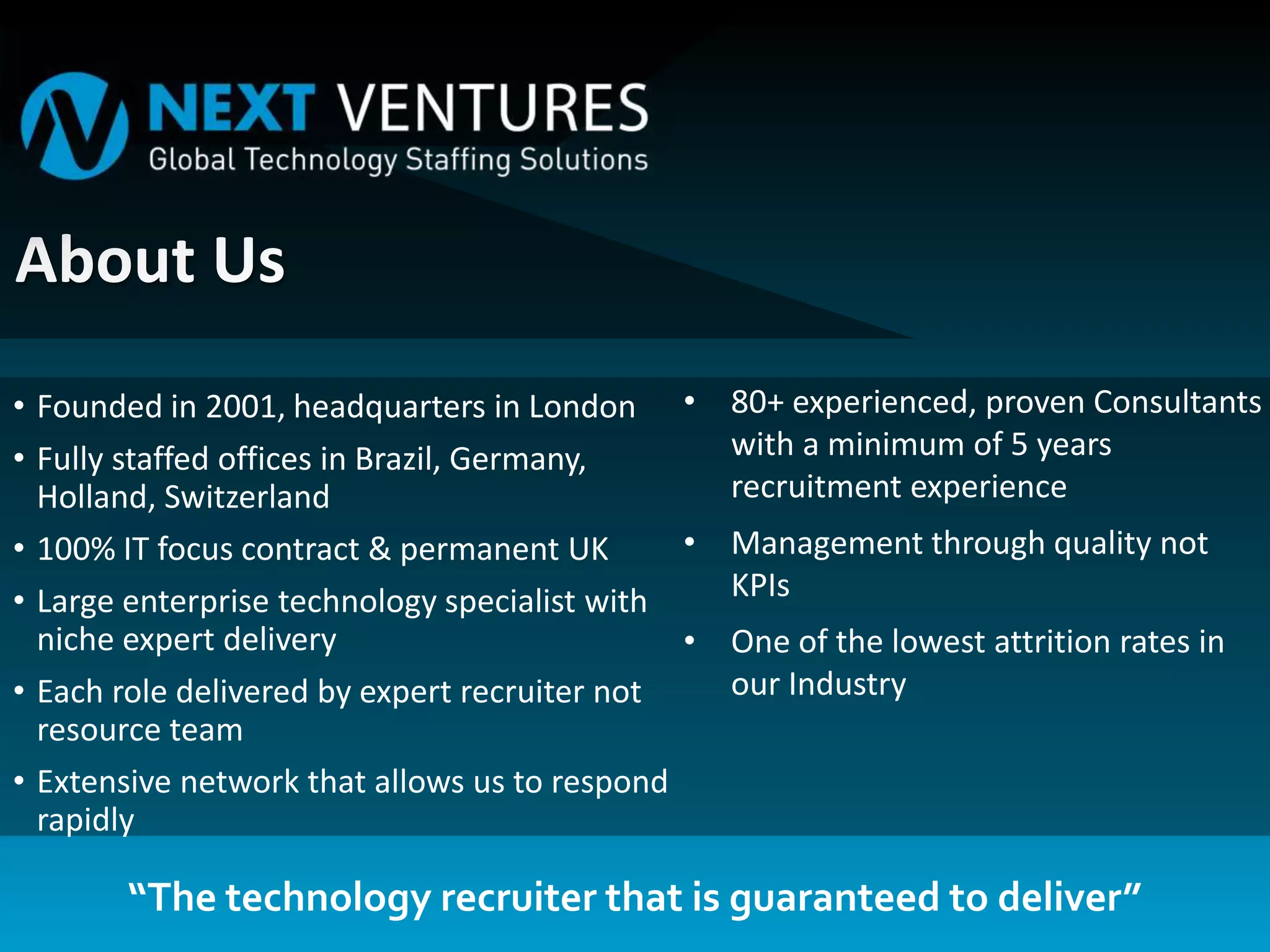 Next Ventures Ltd- BigData & Analytics | PPT
