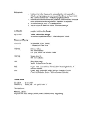 CV (Linked In) June 2016 Helena Doherty | PDF | Free Download