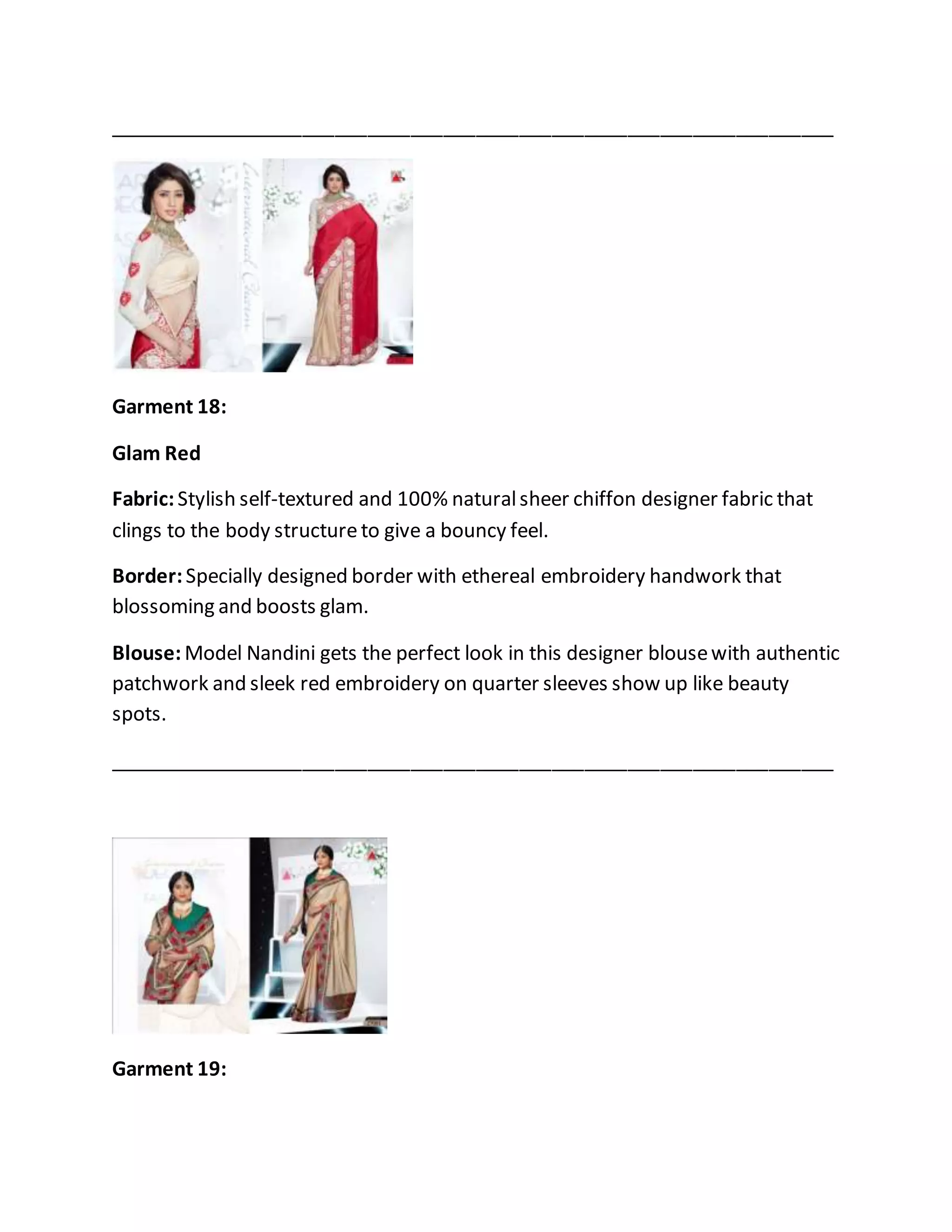 Art Decor designer garments | DOCX | Needlework | Arts and Crafts