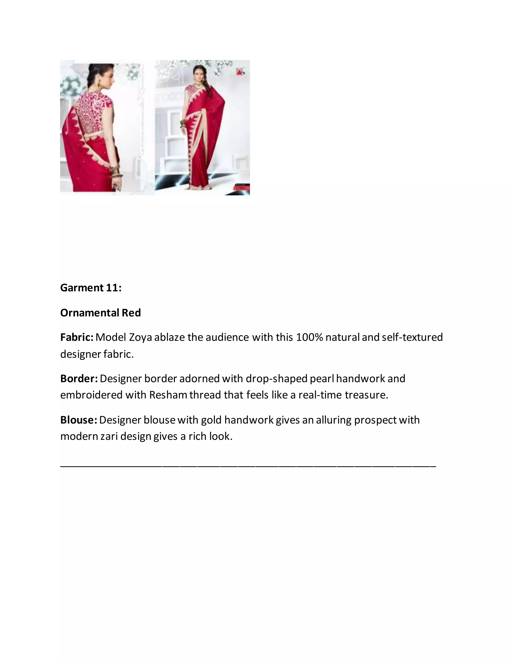 Art Decor designer garments | DOCX | Needlework | Arts and Crafts