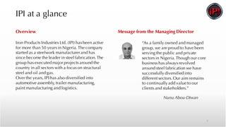 IPI Company Profile | PDF
