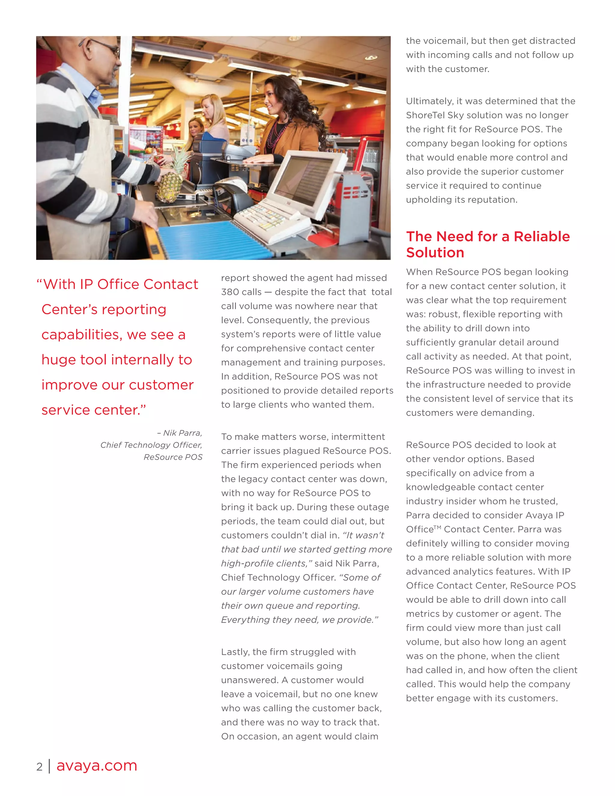 AVAYA IPOCC Case Study - Resource POS.PDF