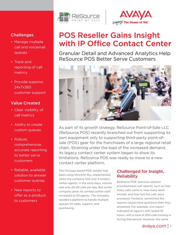AVAYA IPOCC Case Study - Resource POS.PDF