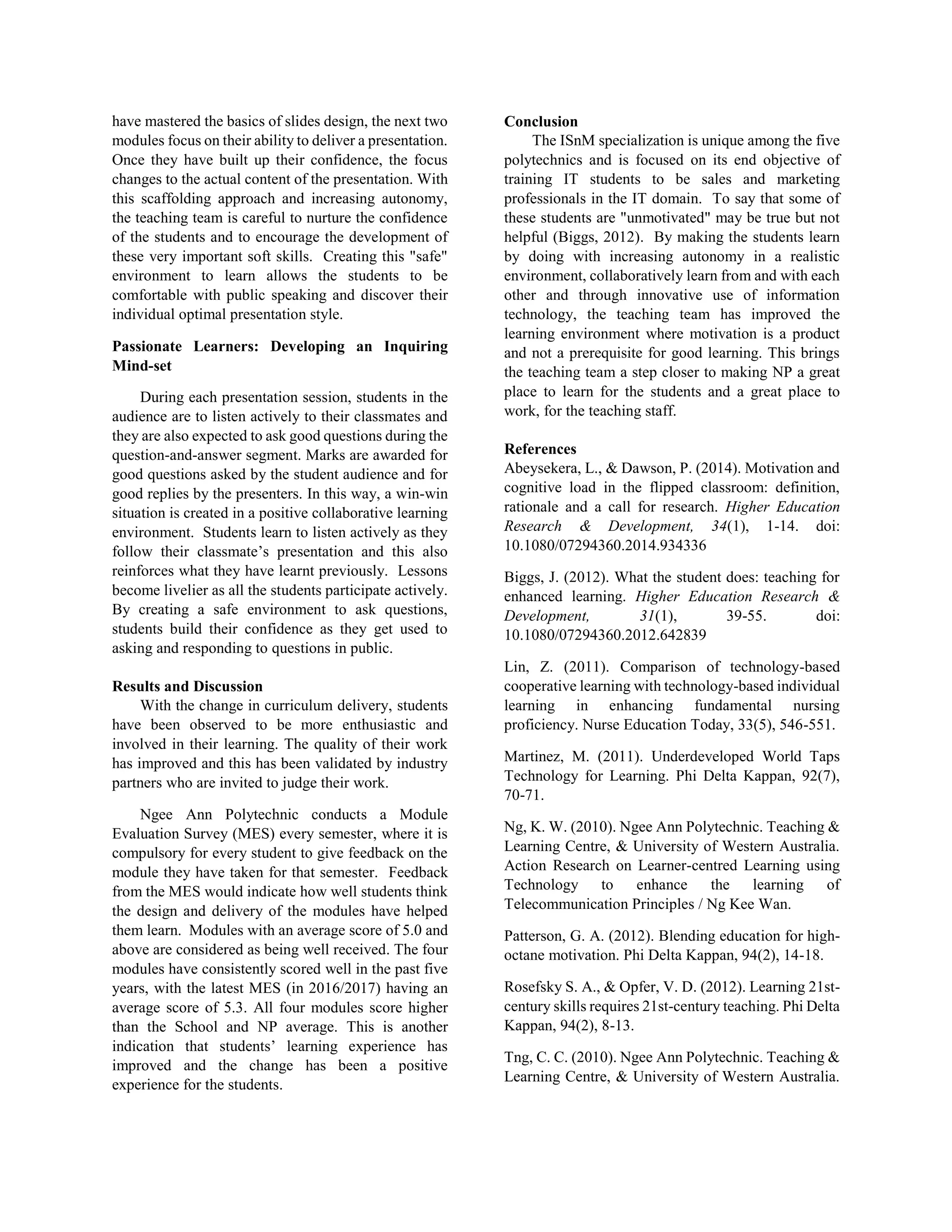 iSATE 2016 paper - ICT -ISnM- 26Aug | PDF