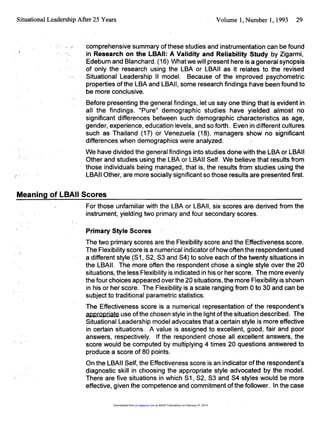 Blanchard - Situational Mgt | PDF | Resume Writing and Advice | Job Search