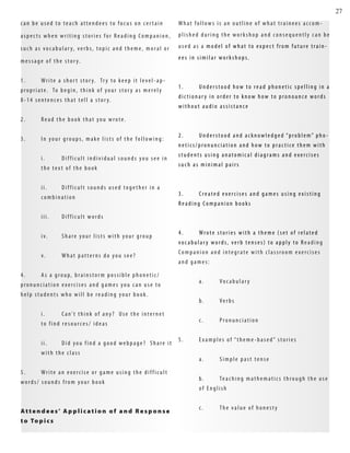 ReadingCompanionTrainingManual | PDF