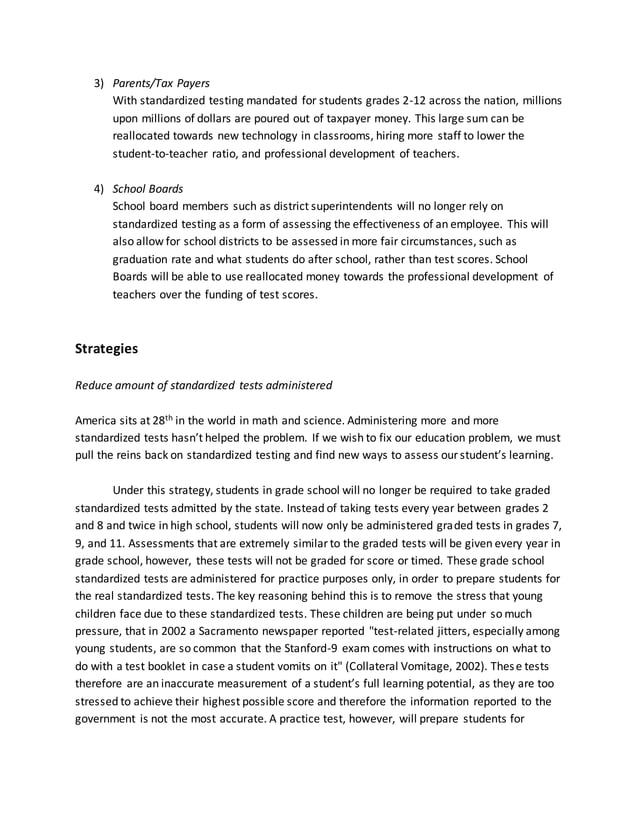 Fixing America’s Standardized Testing | PDF