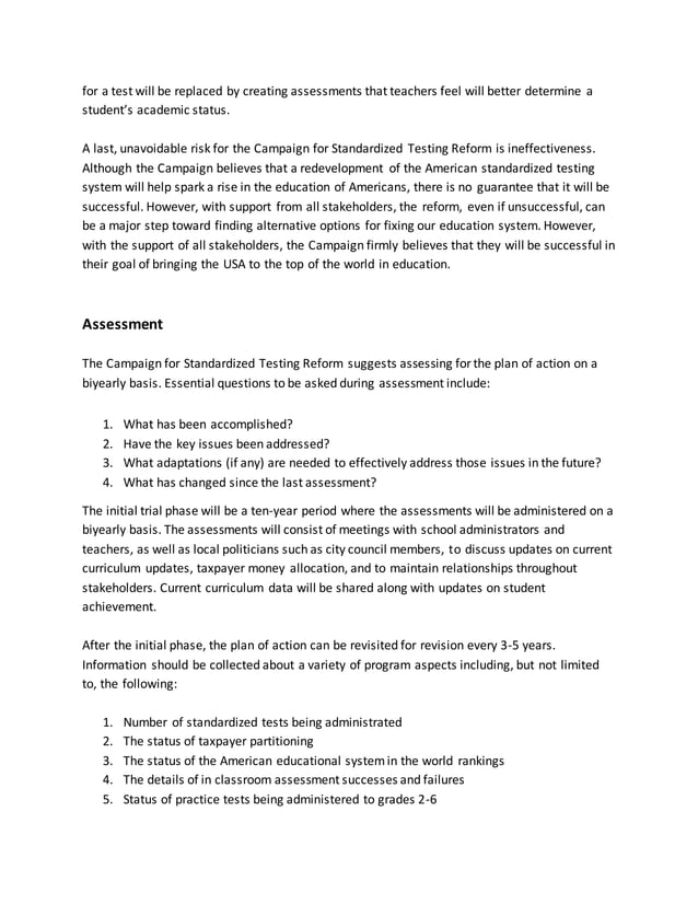 Fixing America’s Standardized Testing | PDF