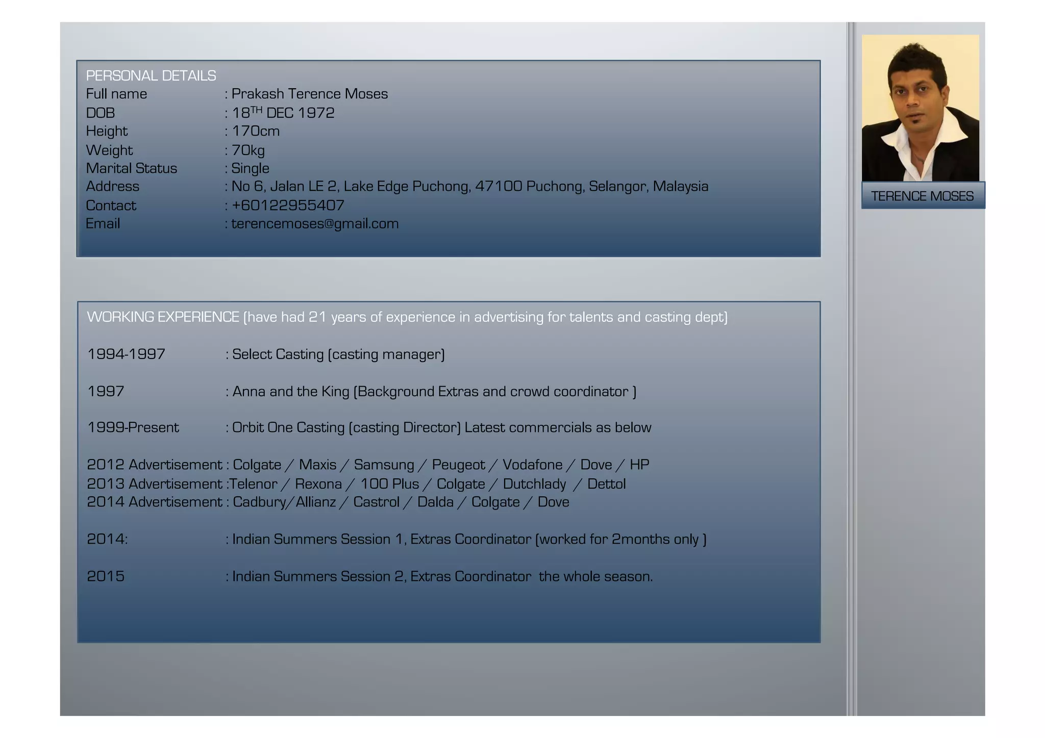 Terence Moses Resume | PDF