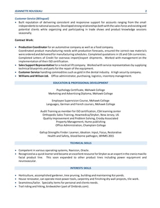 resume Jeannette Rousseau SS | DOCX