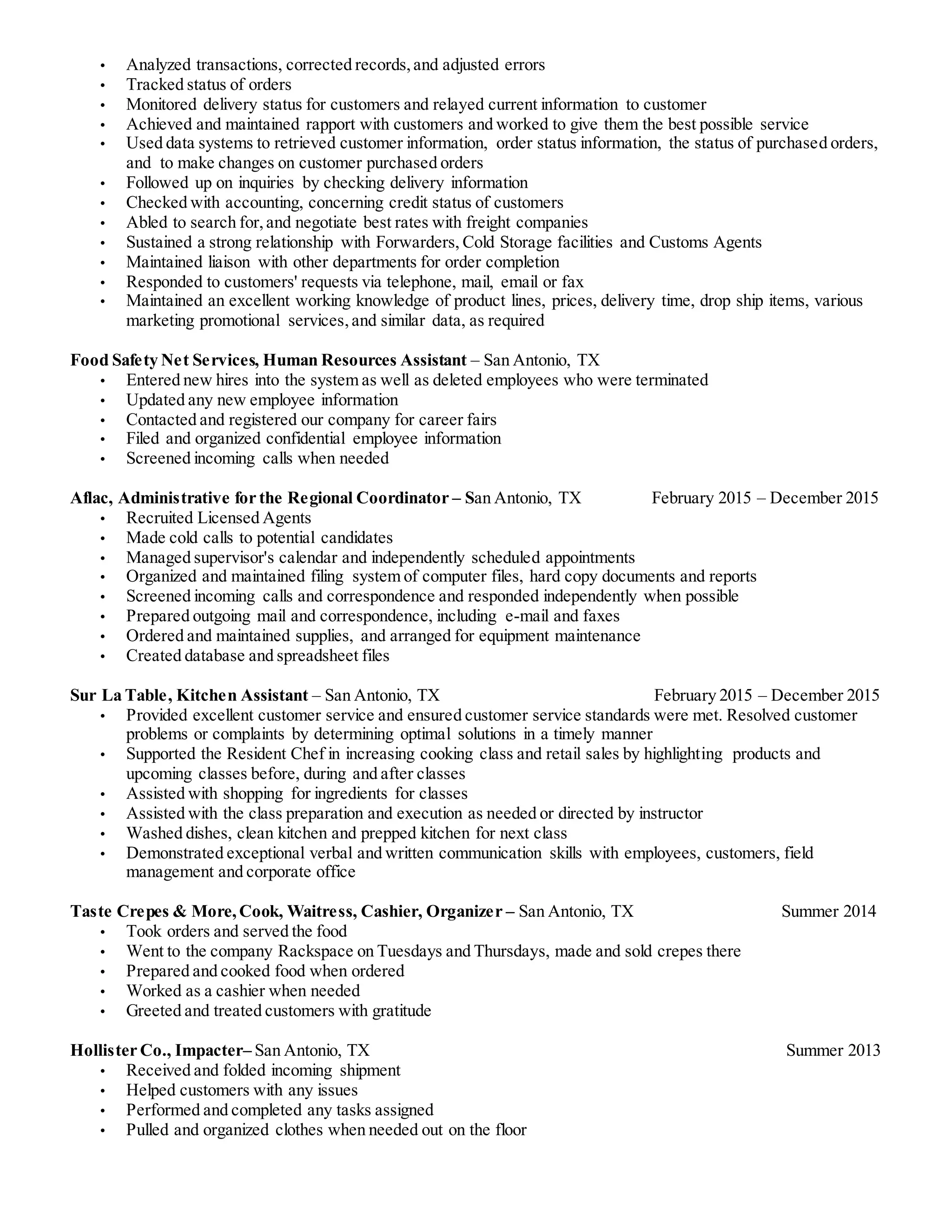 Edna Bohorquez 2016 Resume | DOCX