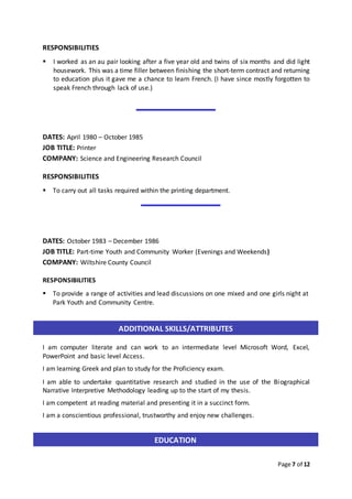 Lydia E Beckler CV | DOCX