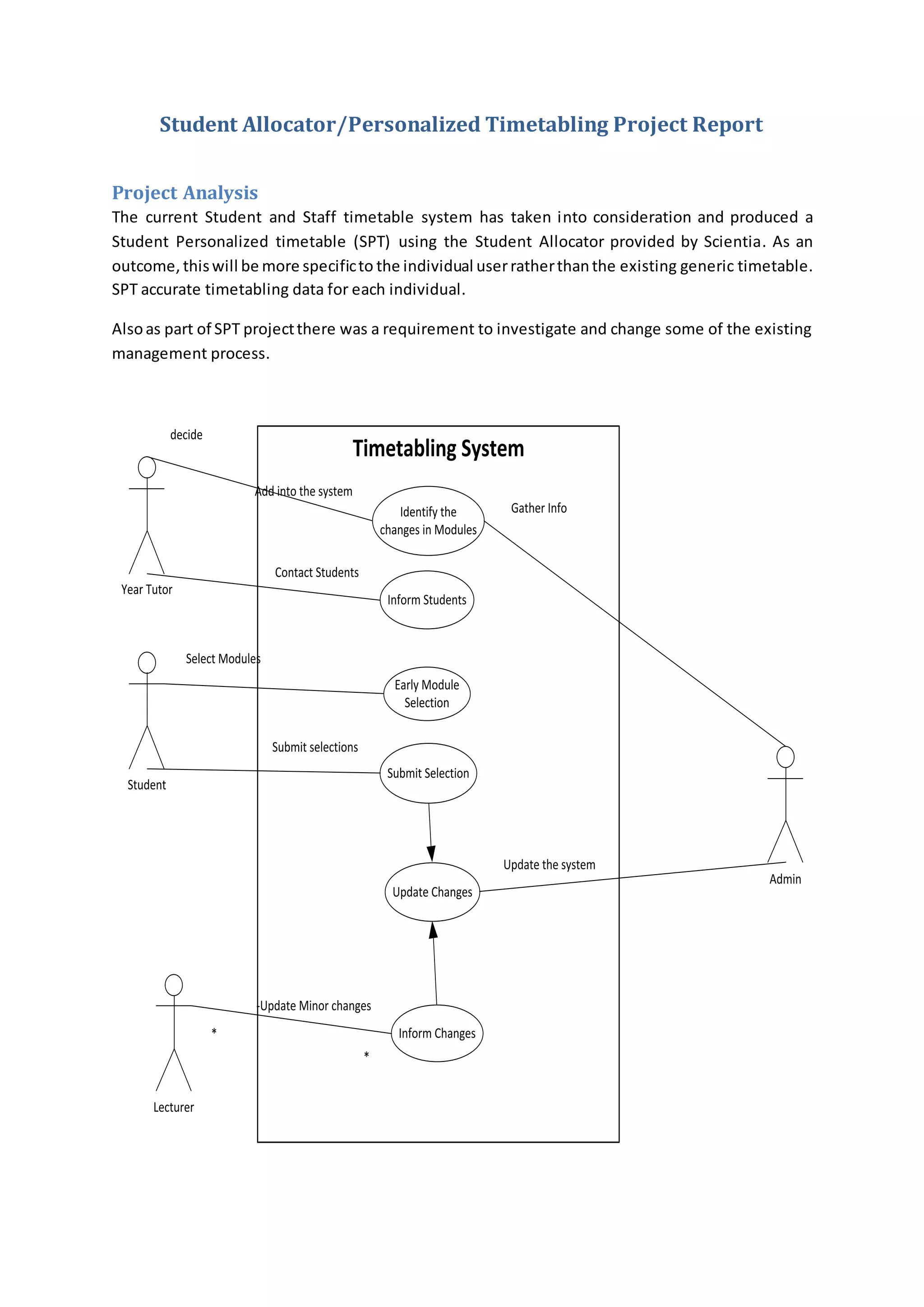 Time Table Report Final | DOCX | Educational Assessment | Education