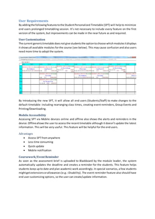 Time Table Report Final | DOCX | Educational Assessment | Education