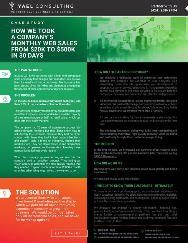 Yael Consulting - Case Study Partnership | PDF