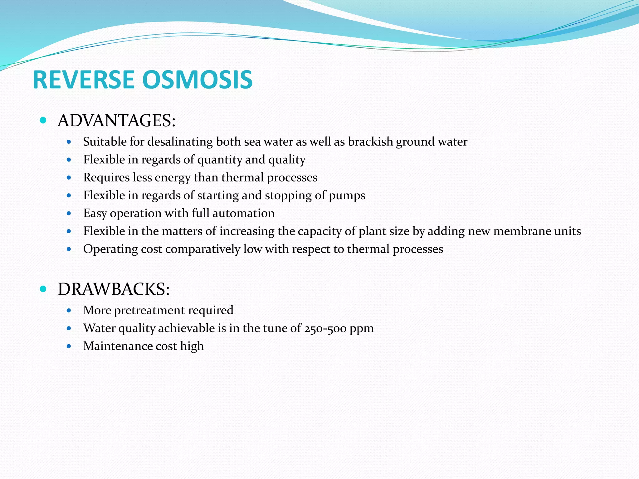 SEA WATER DESALINATION | PPTX
