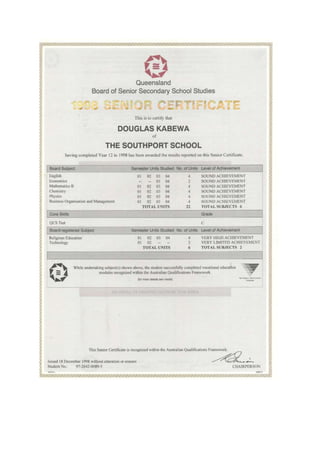 Senior High Certificate | DOCX