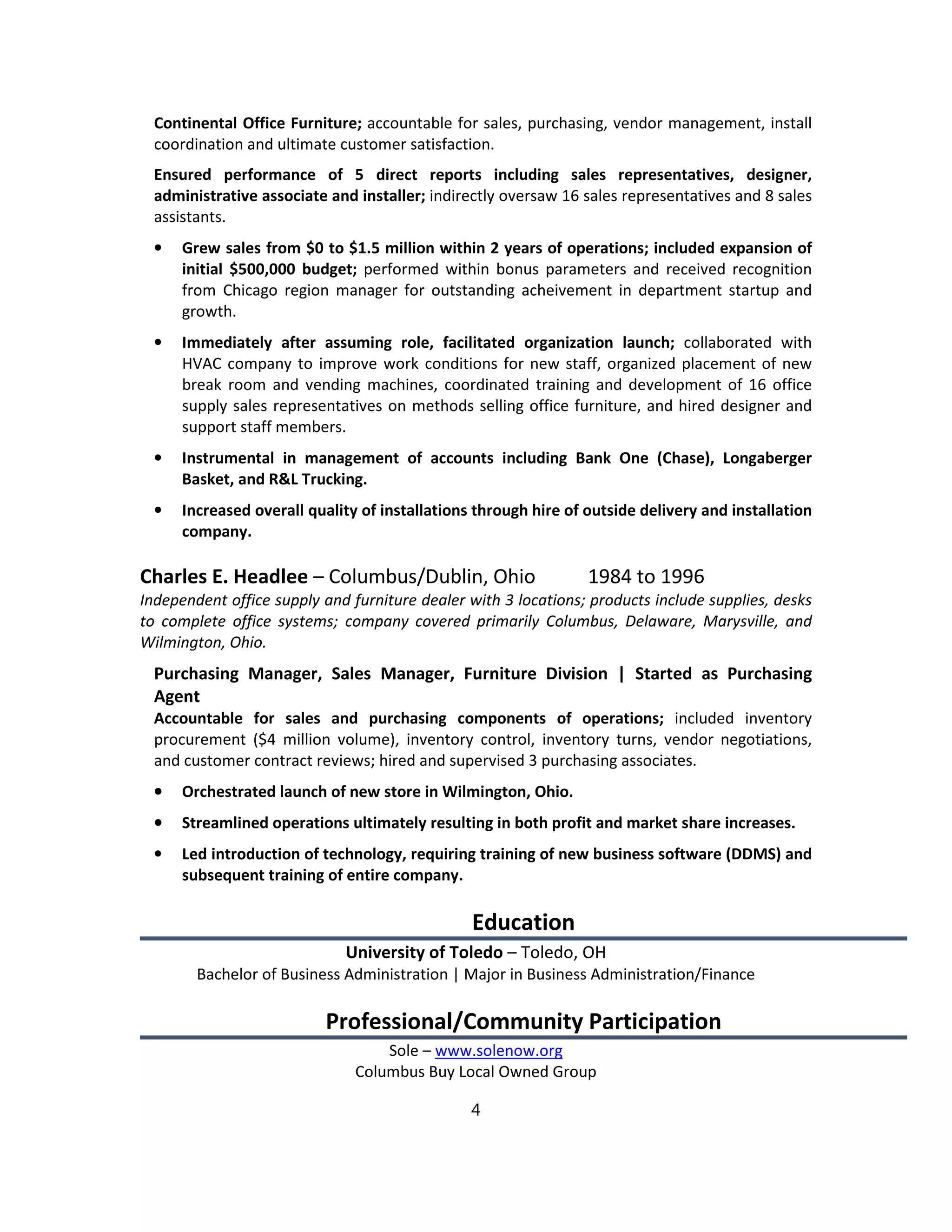 Grubenhoff, Donald 2017 resume | PDF