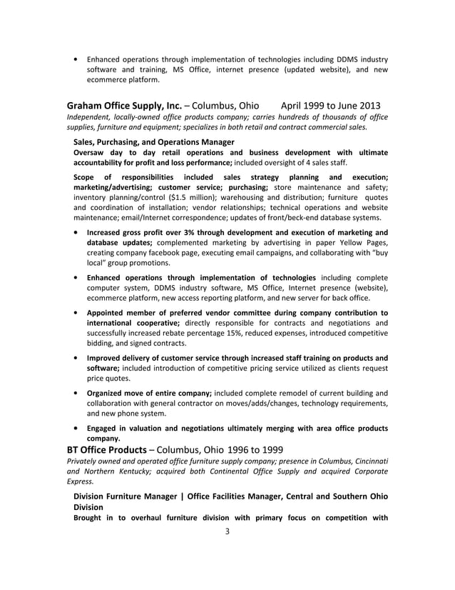 Grubenhoff, Donald 2017 resume | PDF