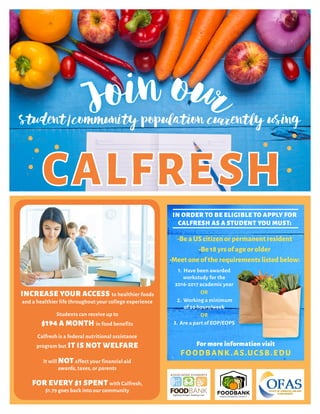 CalFresh flyer | PDF