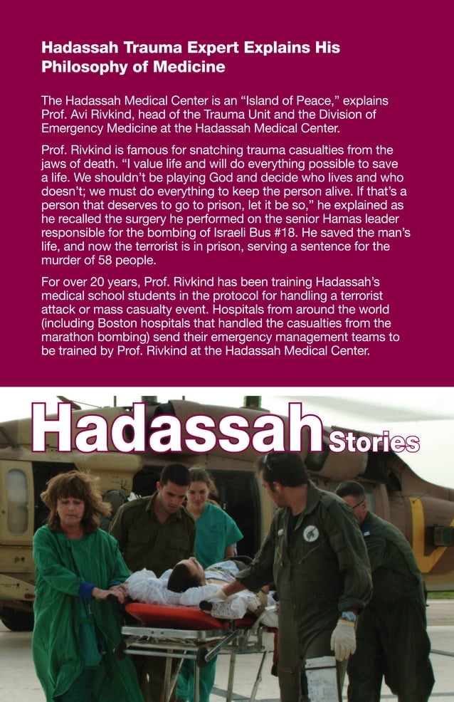 StandWithUs-booklet_Hadassah-International | PDF