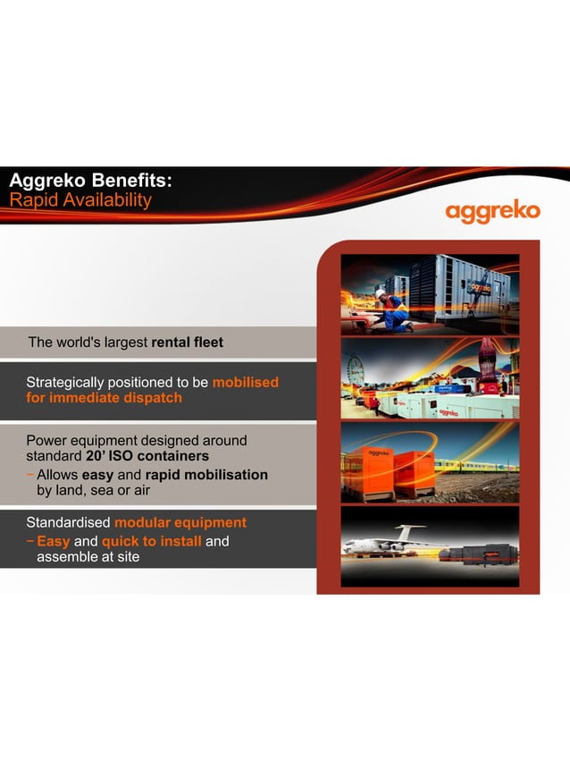 Aggreko Corporate Presentation 2014_Global Version | PDF