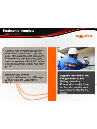 Aggreko Corporate Presentation 2014_Global Version | PDF