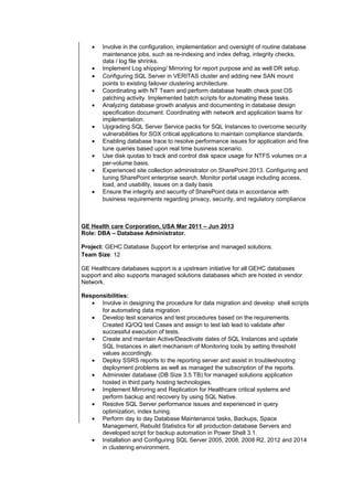 SQL_DBA USA_M&T Bank | PDF