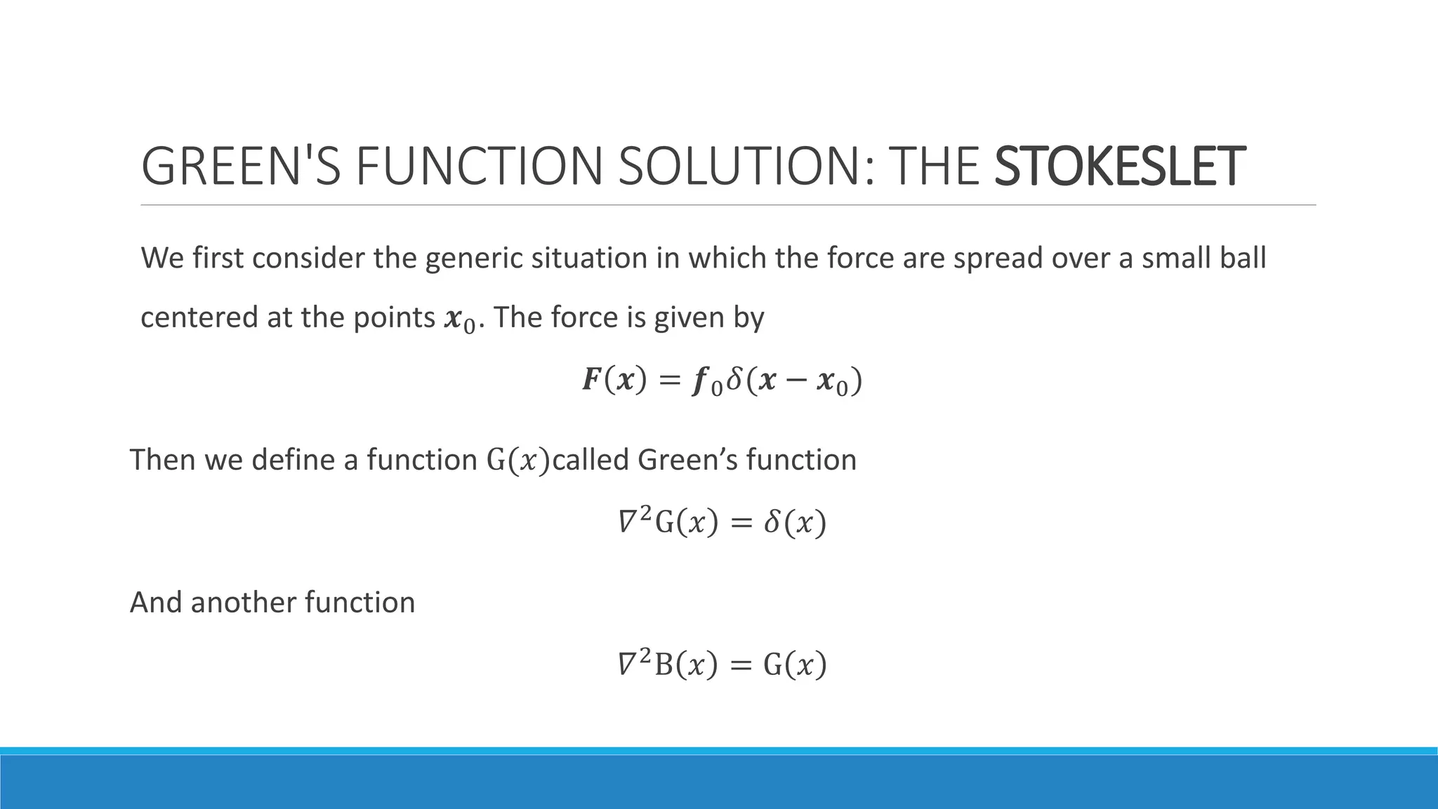 The Method of regularized Stokeslets | PPTX